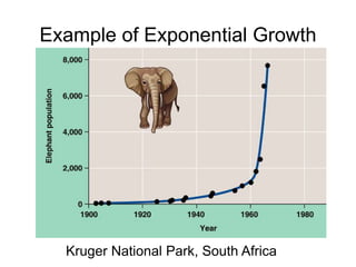 Exponential Growth Ecology
