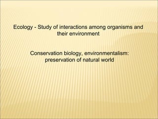 Grade 10 - Population Ecology | PPT