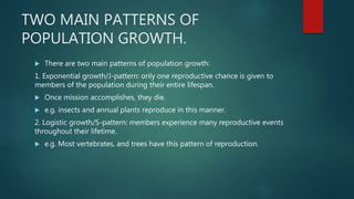 Population ecology | PPT