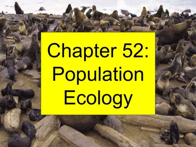 Population ecology | PPT
