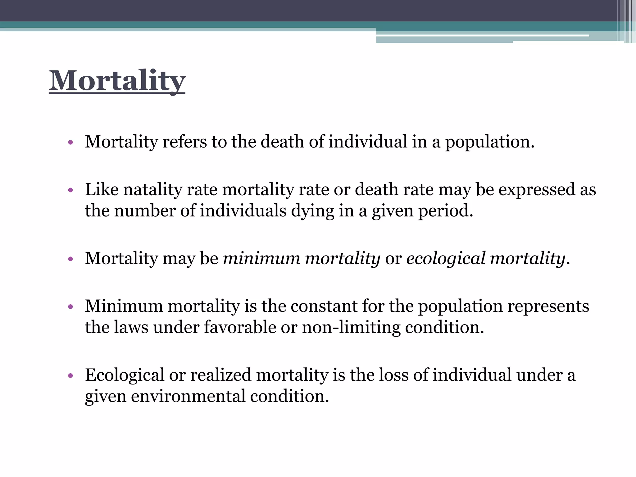Population ecology | PPTX
