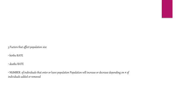 Population ecology grade 11 (life-sciences) | PPTX