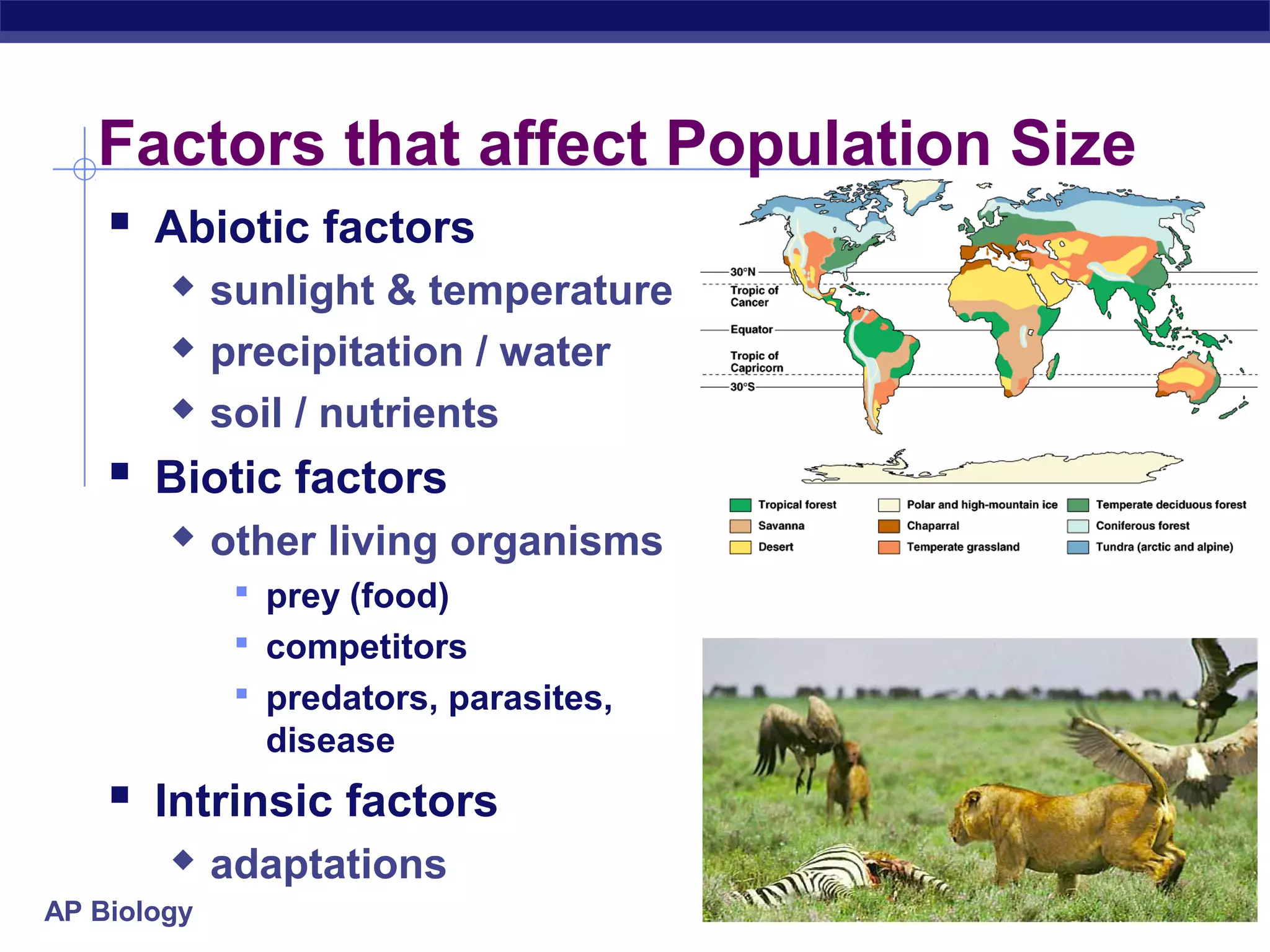 Population ecology 2014 | PPT