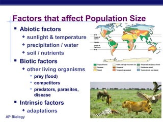 Population ecology 2014 | PPT