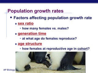 Population ecology 2016 ppt | PPT