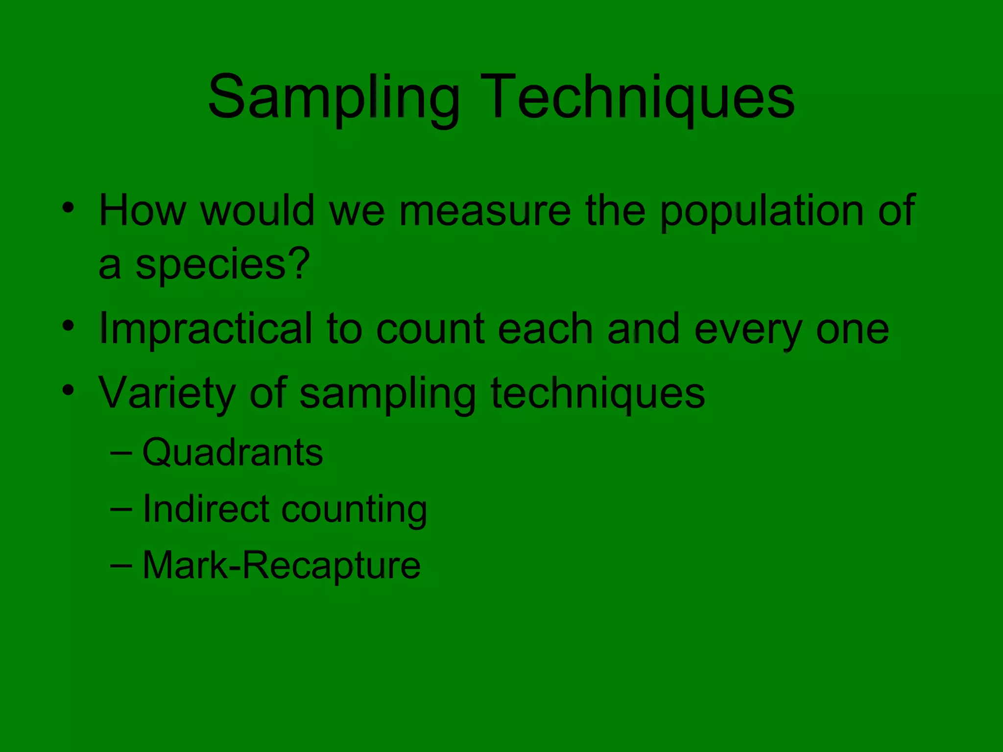 Population Ecology Intro | PPT