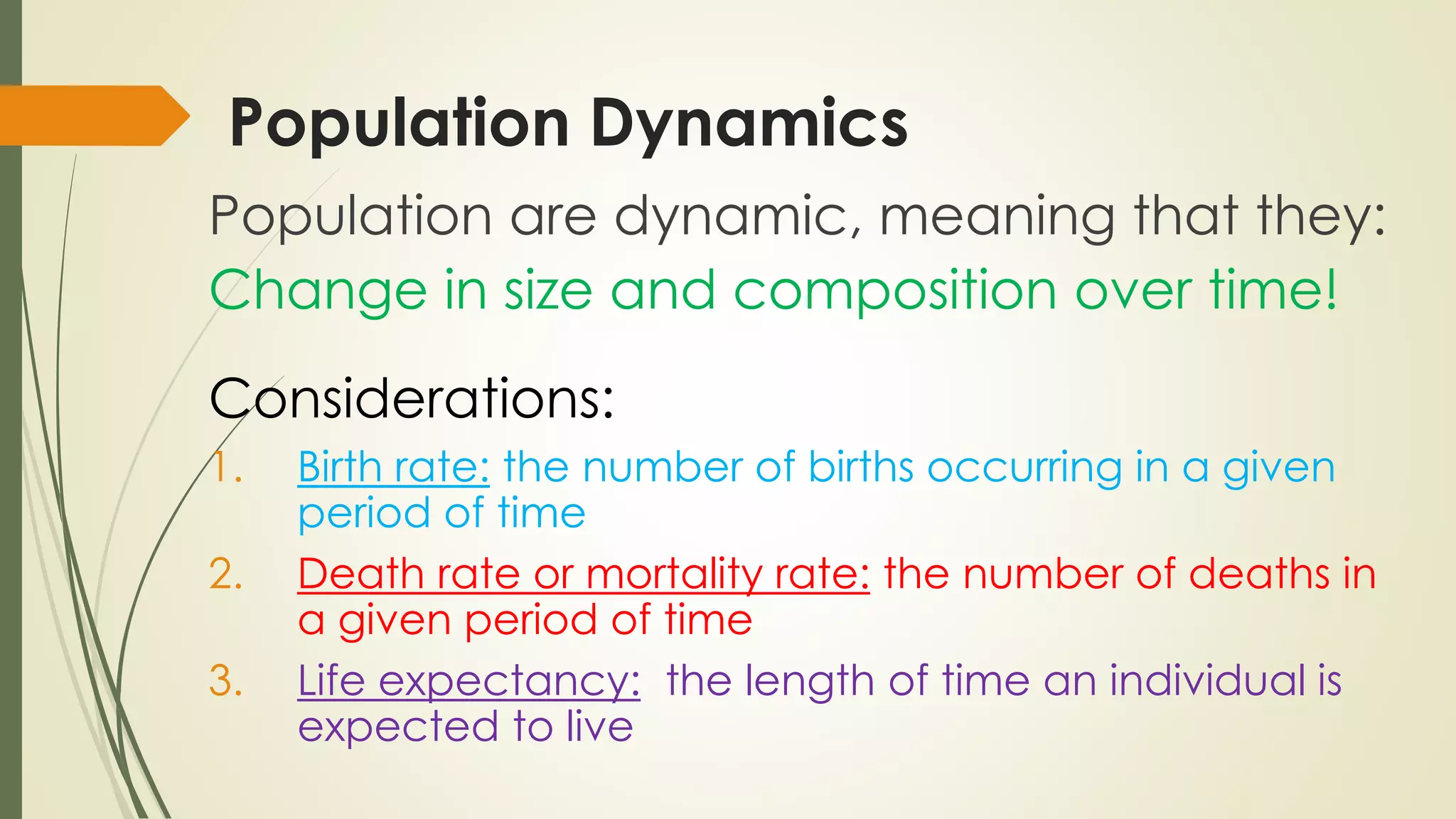 Population Ecology Notes | PPTX