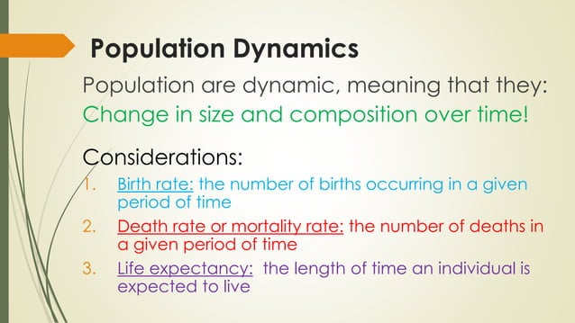 Population Ecology Notes | PPTX