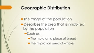 Population Ecology Notes | PPTX