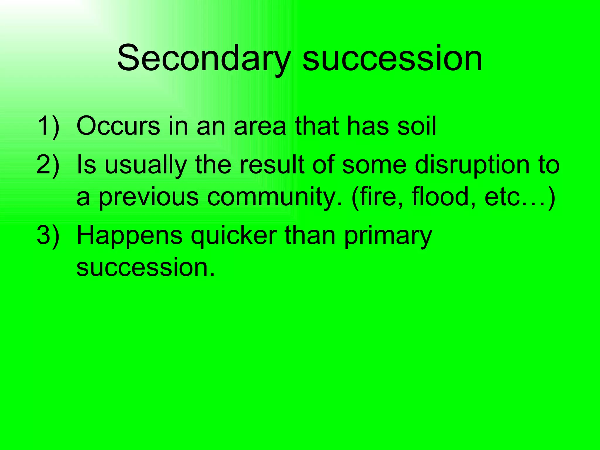 Population Ecology, Succession | PPT