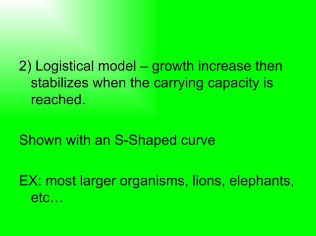Population Ecology, Succession | PPT