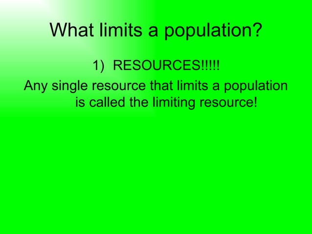 Population Ecology, Succession | PPT