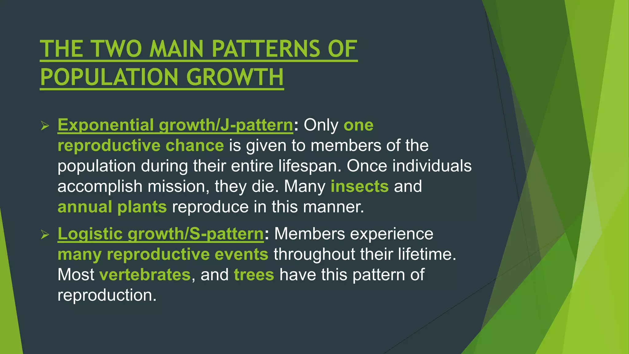 Population Ecology Grade 11 Part 1 | PPTX