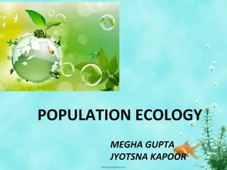 Population ecologyy | PPT | Biological Sciences | Science