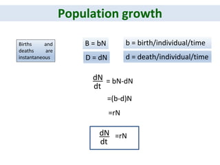 Population ecology | PPTX