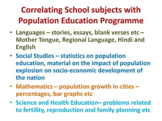 Population education | PPTX