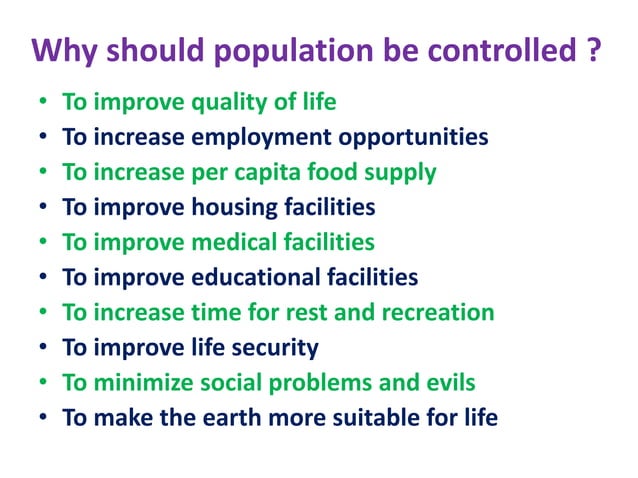 Population education | PPTX | Education