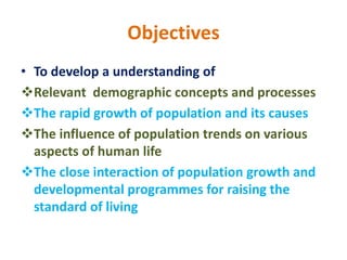 Population education | PPTX