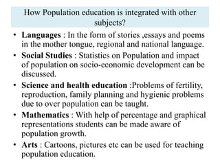 Population education | PPTX