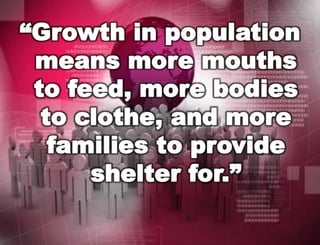 Population education | PPTX