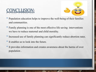 Population Education | PPTX