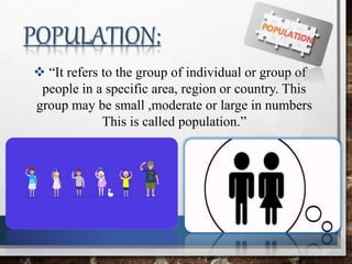 Population Education | PPTX
