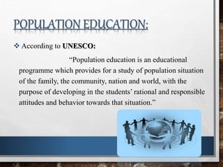 Population Education | PPTX