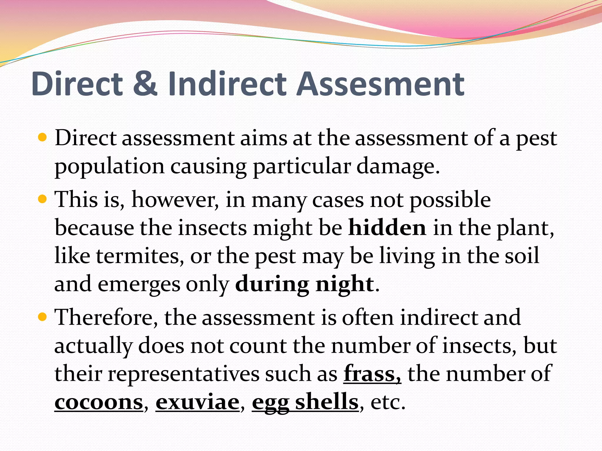 Population Estimation Methods of Insects by M.Salman | PPTX