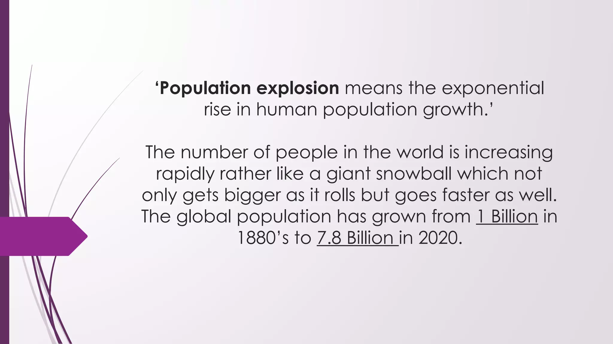 Population explosion | PPT