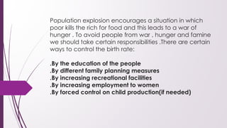 Population explosion | PPT