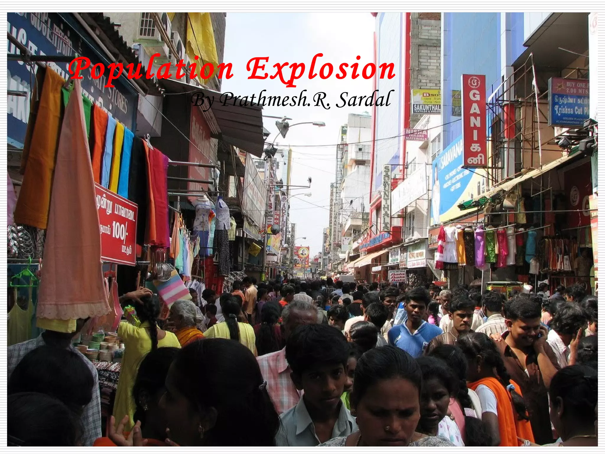Population explosion | PPT
