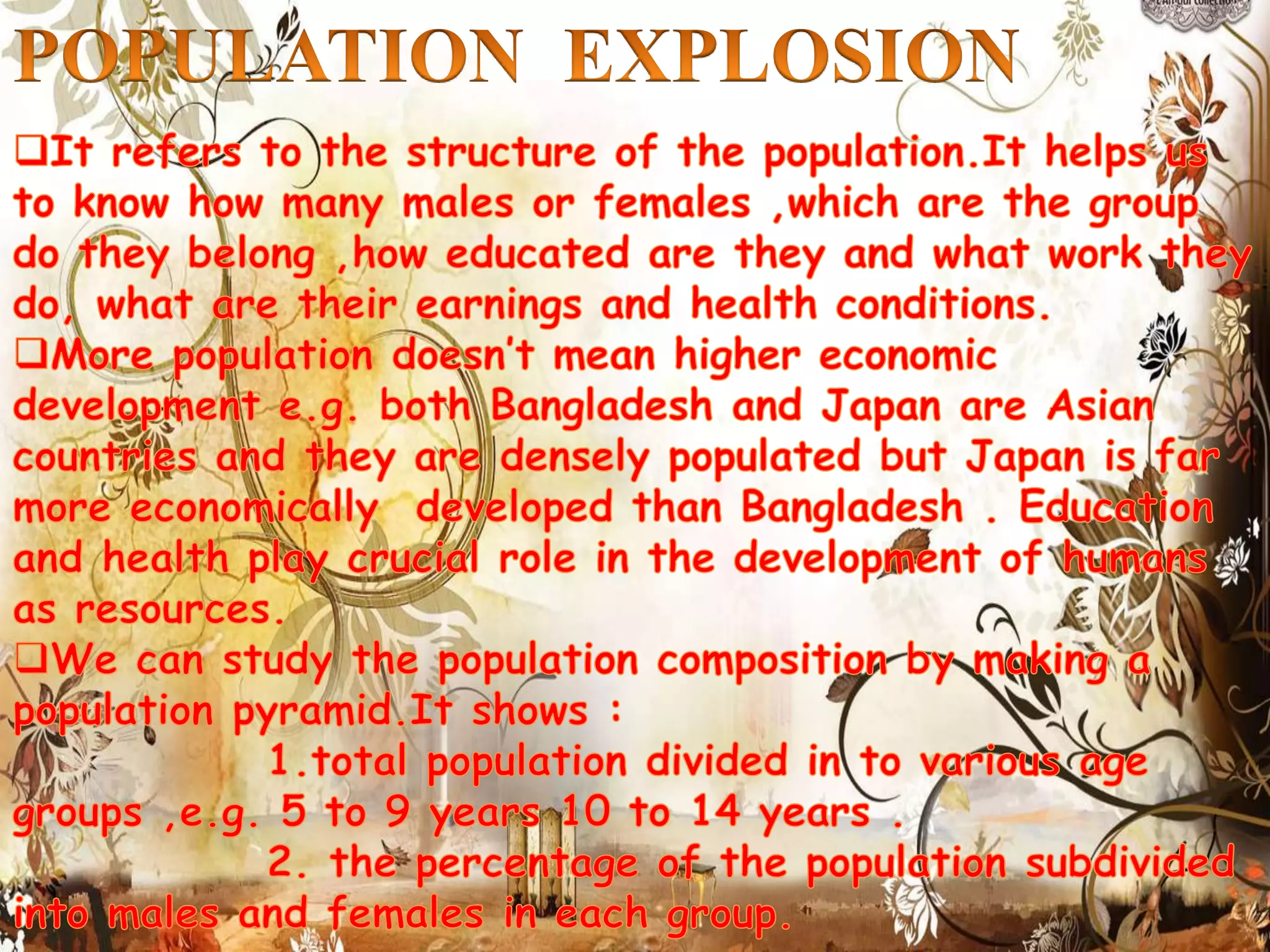 Population explosion | PPTX