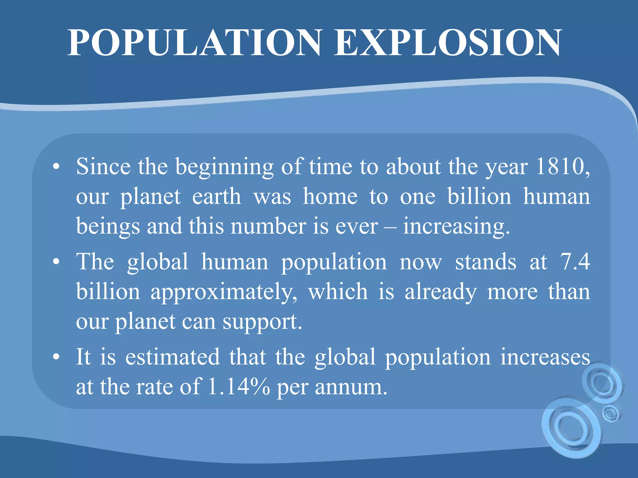 Population explosion | PPTX