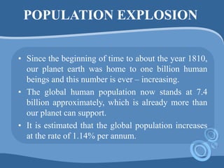 Population explosion | PPTX