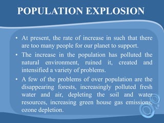 Population explosion | PPTX