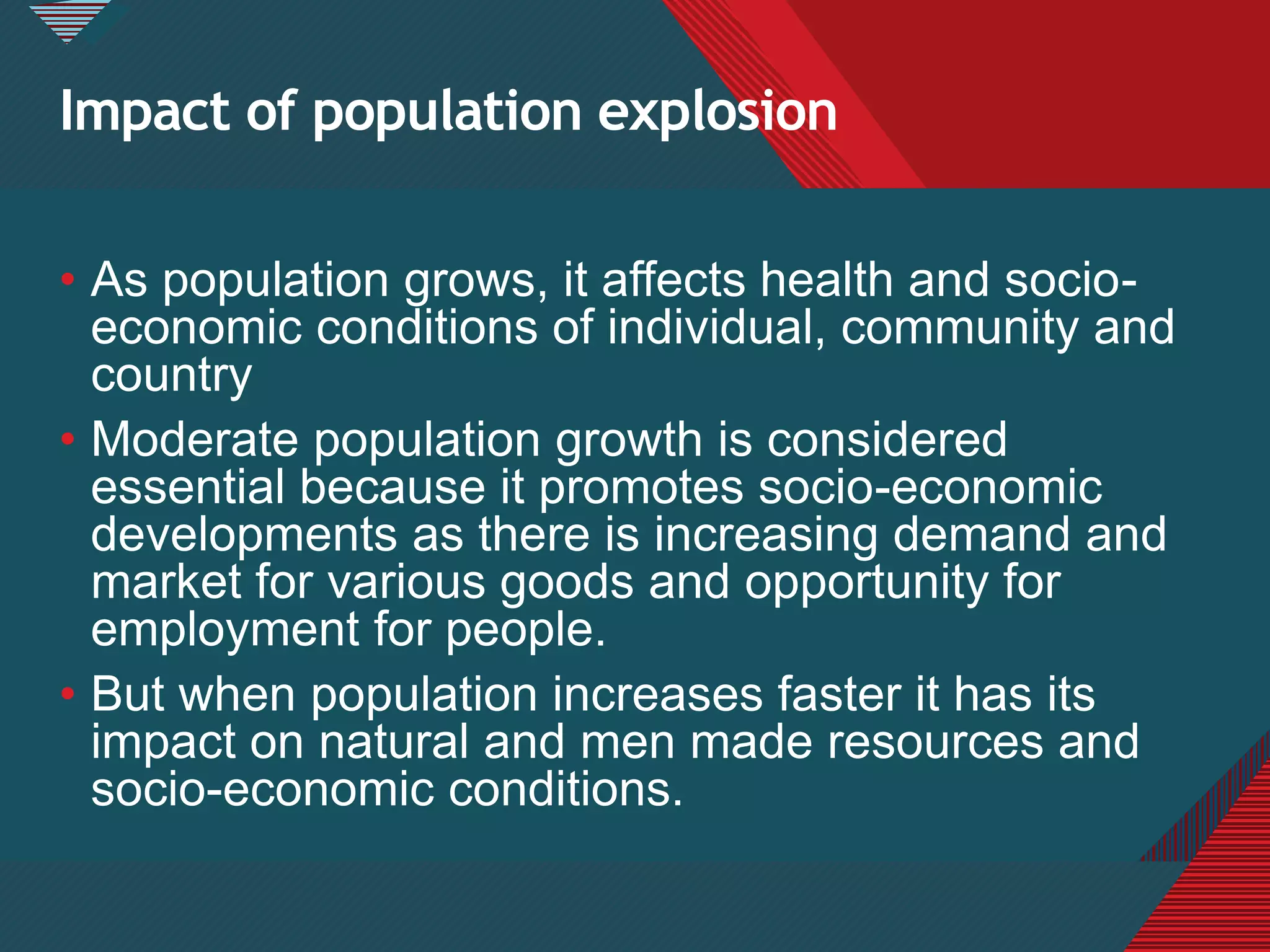 Population explosion | PPTX