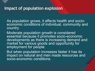 Effects Of Population Explosion