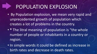 Population explosion | PPT