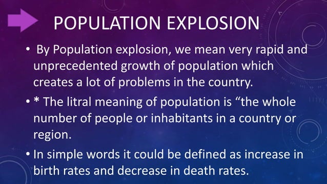 Population explosion | PPT