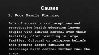 Edu 11: Conscientization programme report on Population Explosion | PPTX