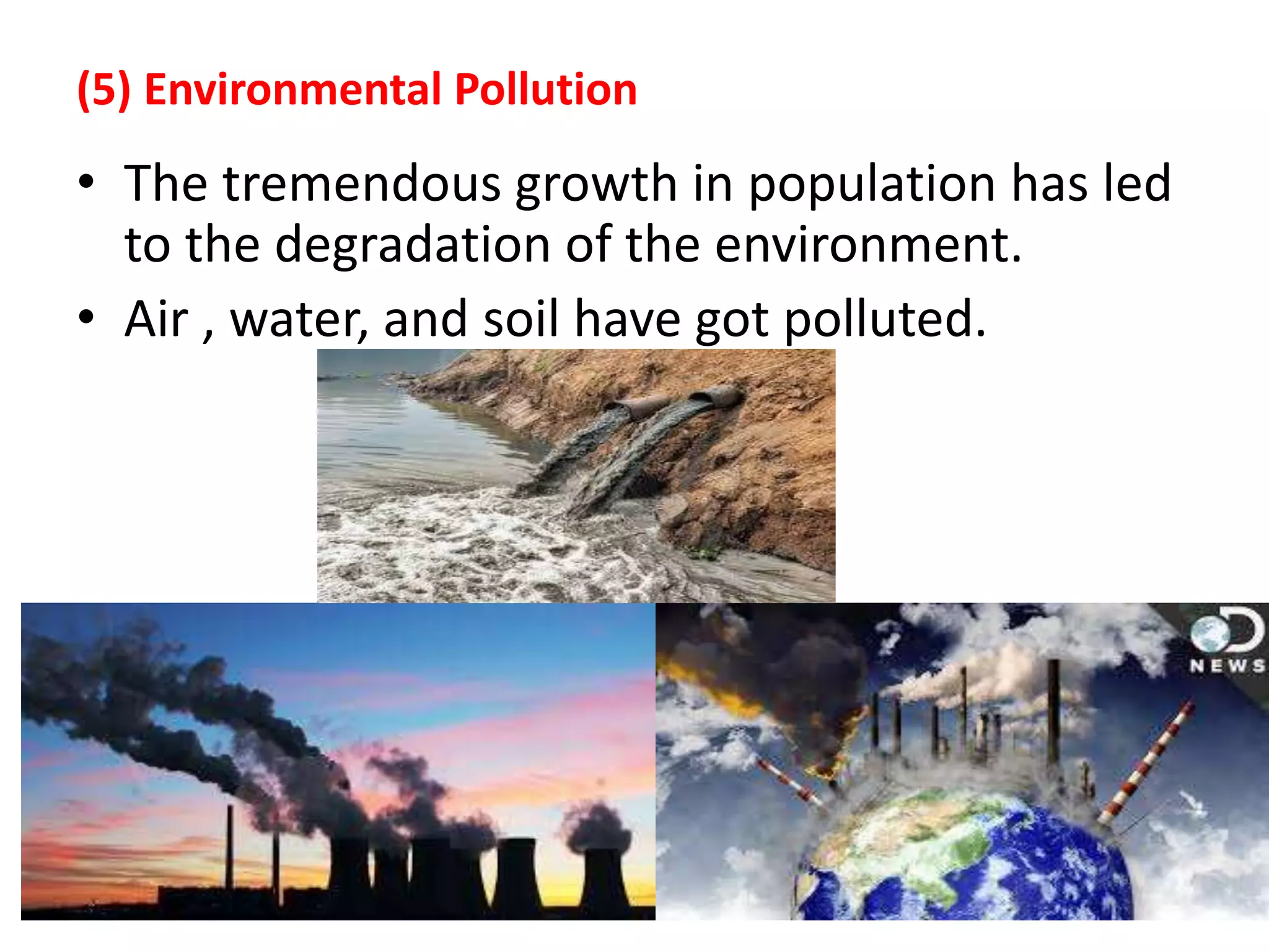 Population explosion causes and its consequences | PPTX