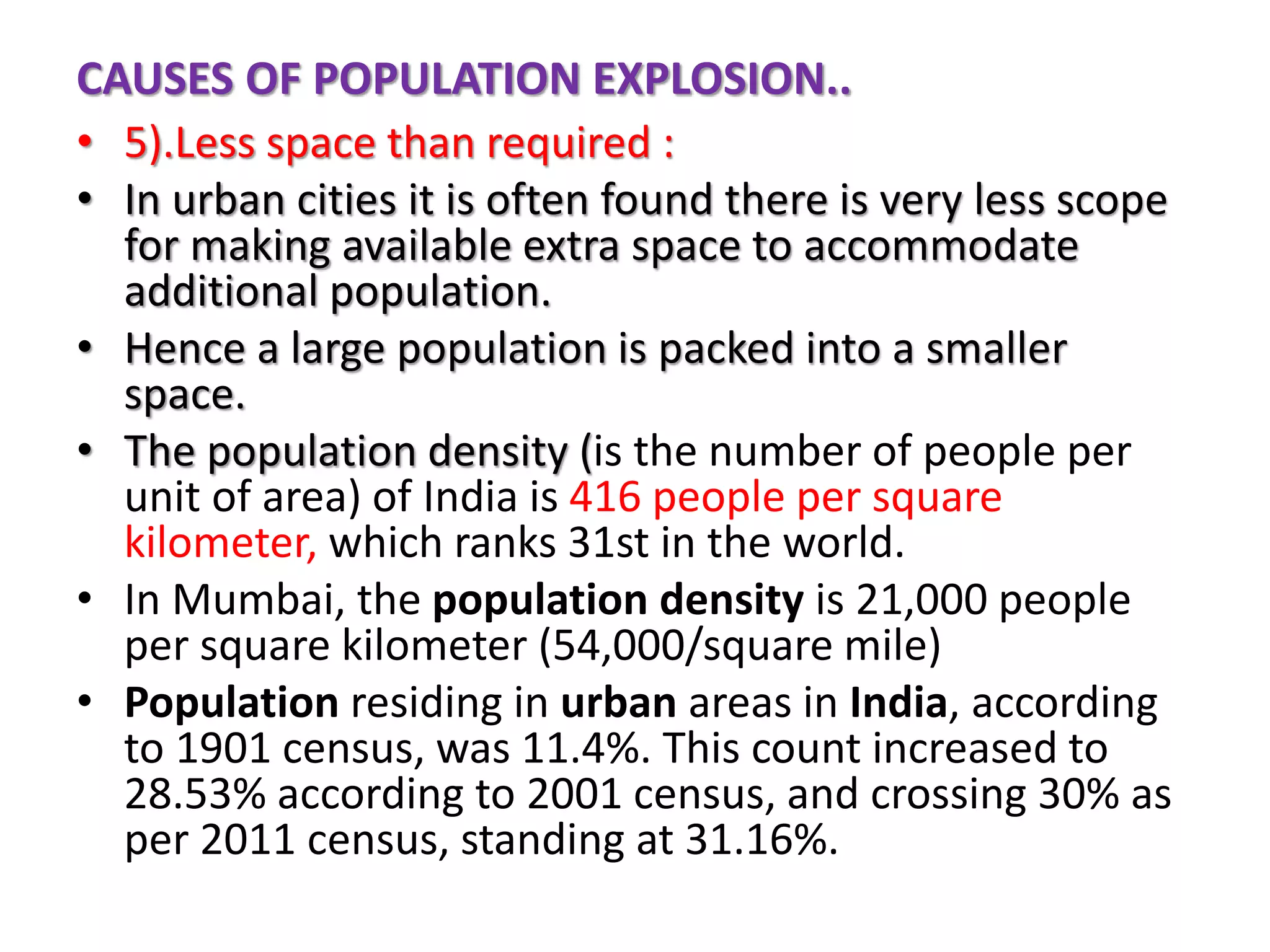 Population explosion causes and its consequences | PPTX