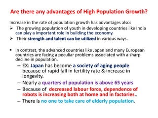 Population explosion causes and its consequences | PPTX
