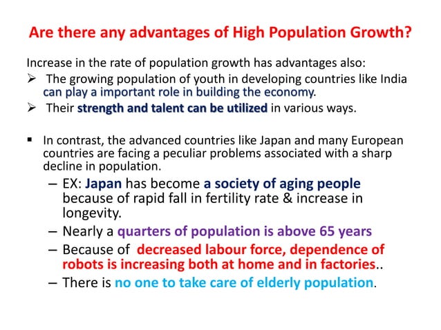 Population explosion causes and its consequences | PPTX