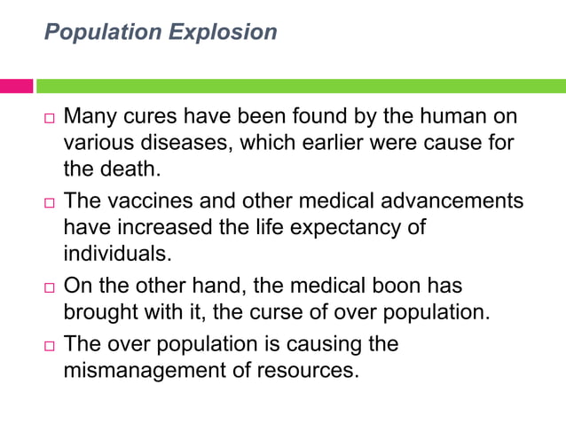 Population Explosion | PPT