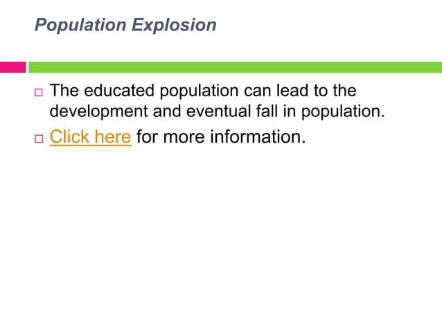 Population Explosion | PPT