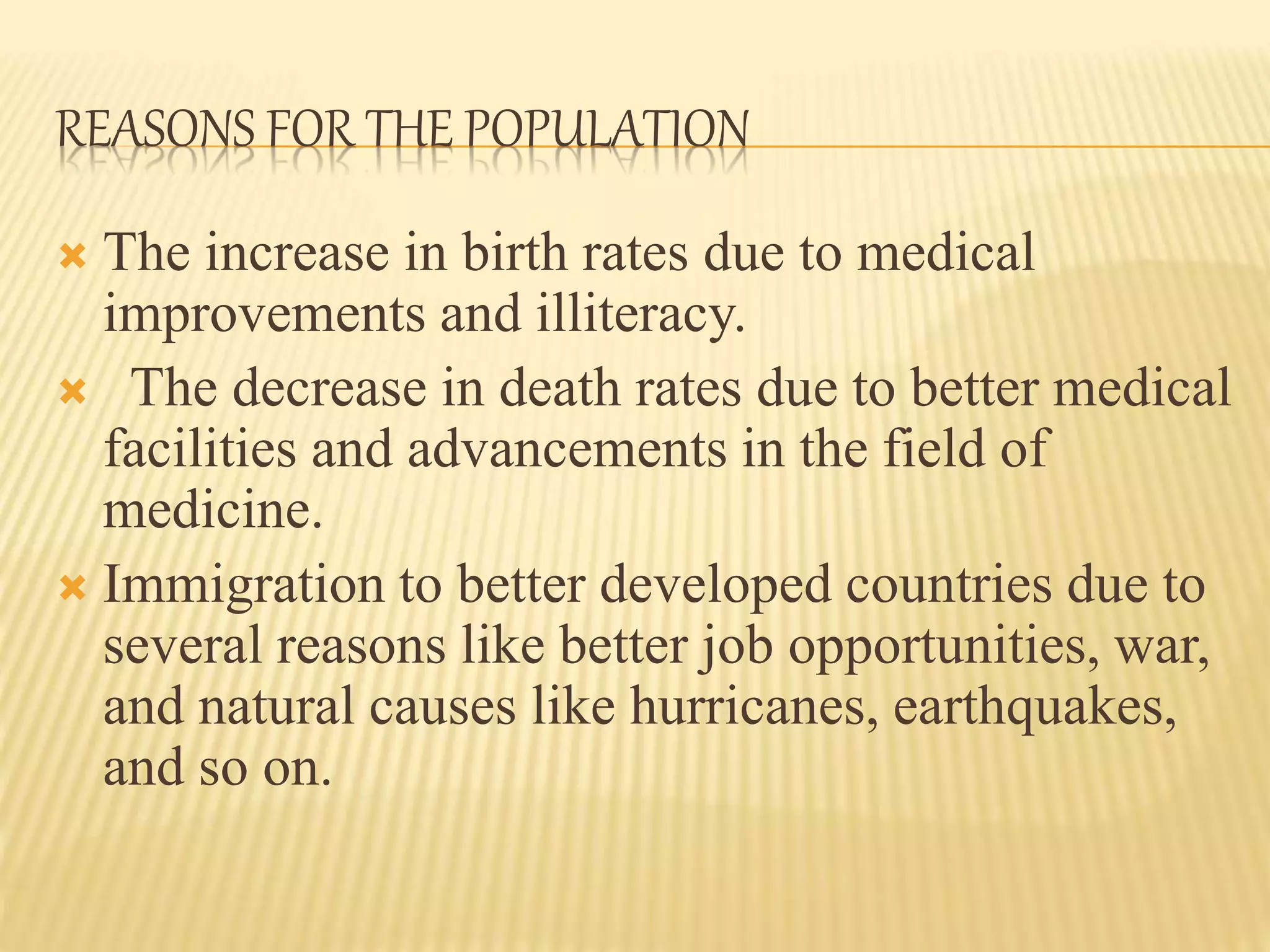 Population explosion and its control | PPTX