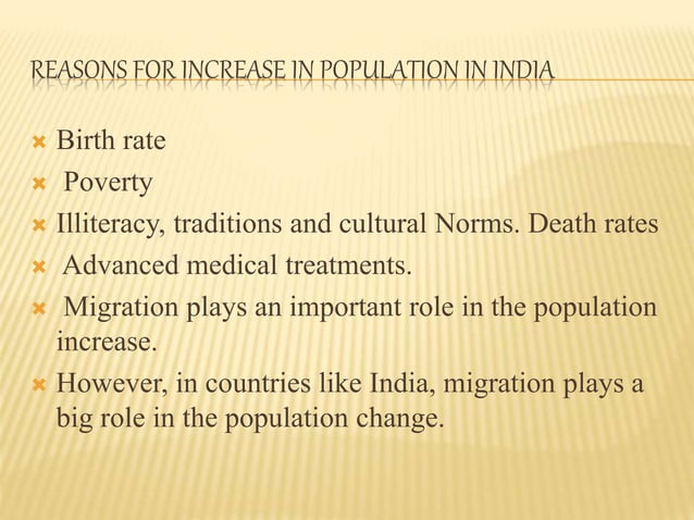 Population explosion and its control | PPTX | Reproductive Health ...