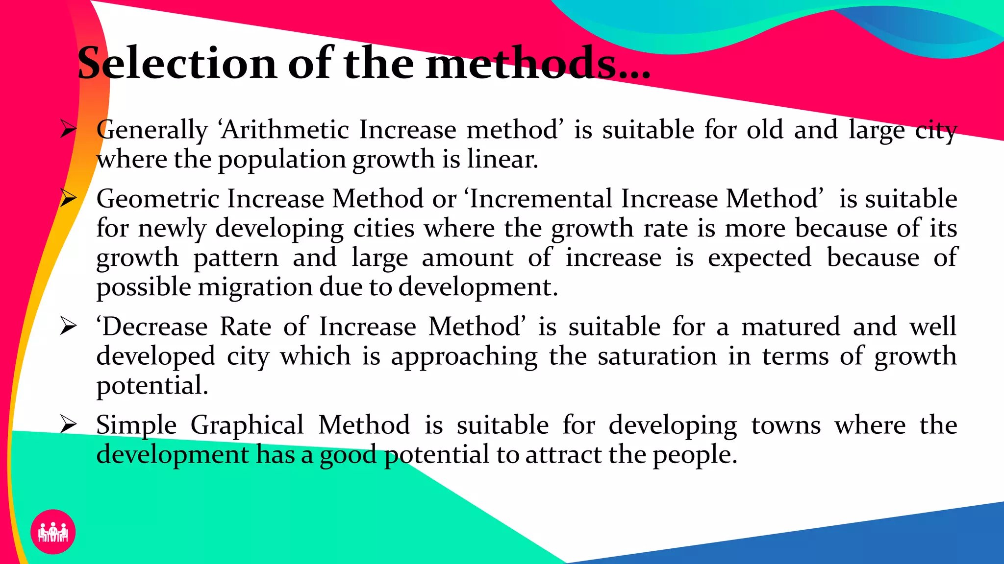 Population Forecasting Methods Pptx Water Services Home Utilities