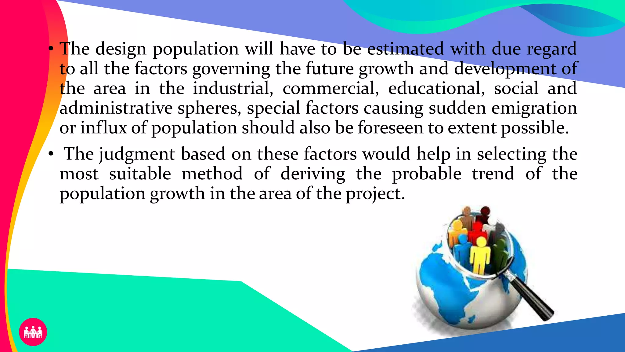 Population Forecasting Methods Pptx Water Services Home Utilities